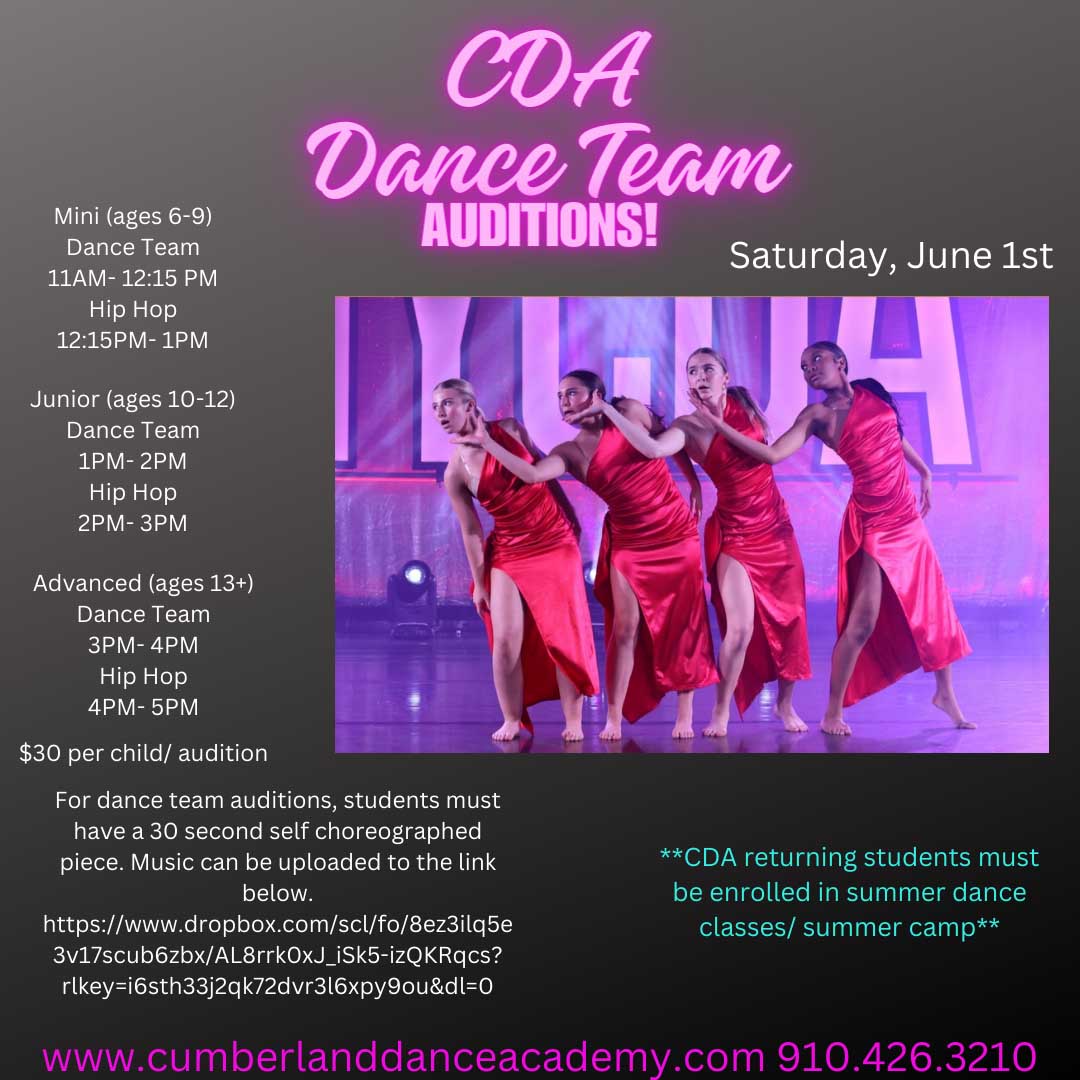 Cumberland Dance Academy Dance Team | Cumberland Dance Academy